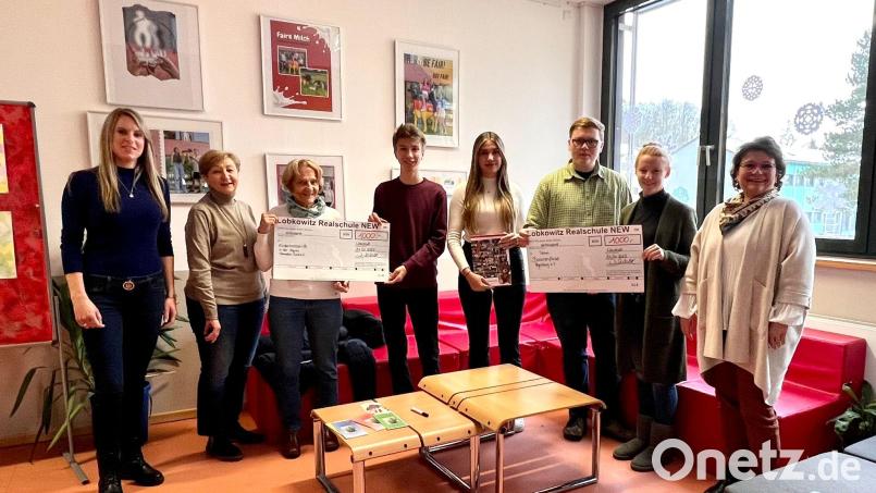 Spendenübergabe an der Lobkowitz-Realschule Neustadt | Onetz