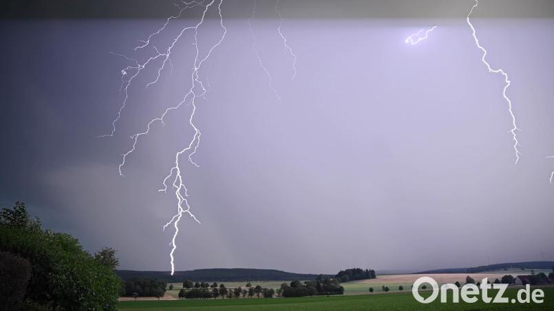 Wetterdienst warnt vor starkem Gewitter in der nördlichen Oberpfalz | Onetz
