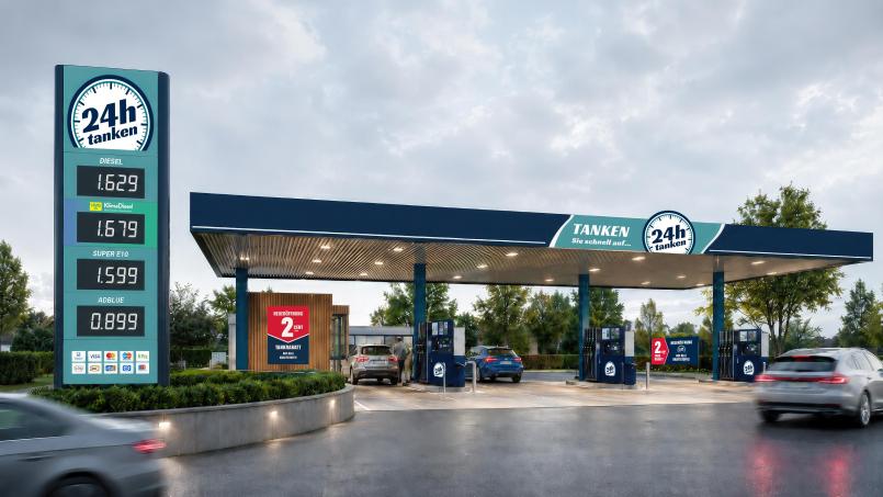 Moderne 24h-Tankstelle | Onetz