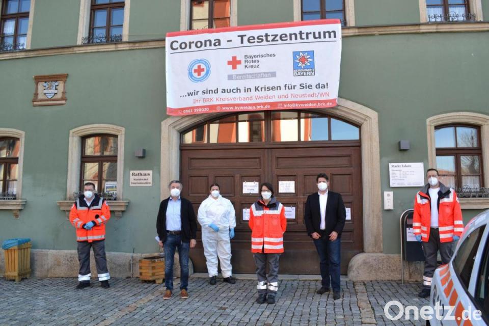 Covid-Teststation im Eslarner Rathaus | Onetz