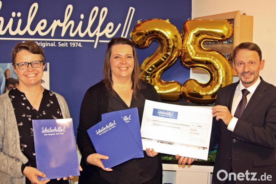 Schülerhilfe spendet 2862 Euro an die Stadt | Onetz