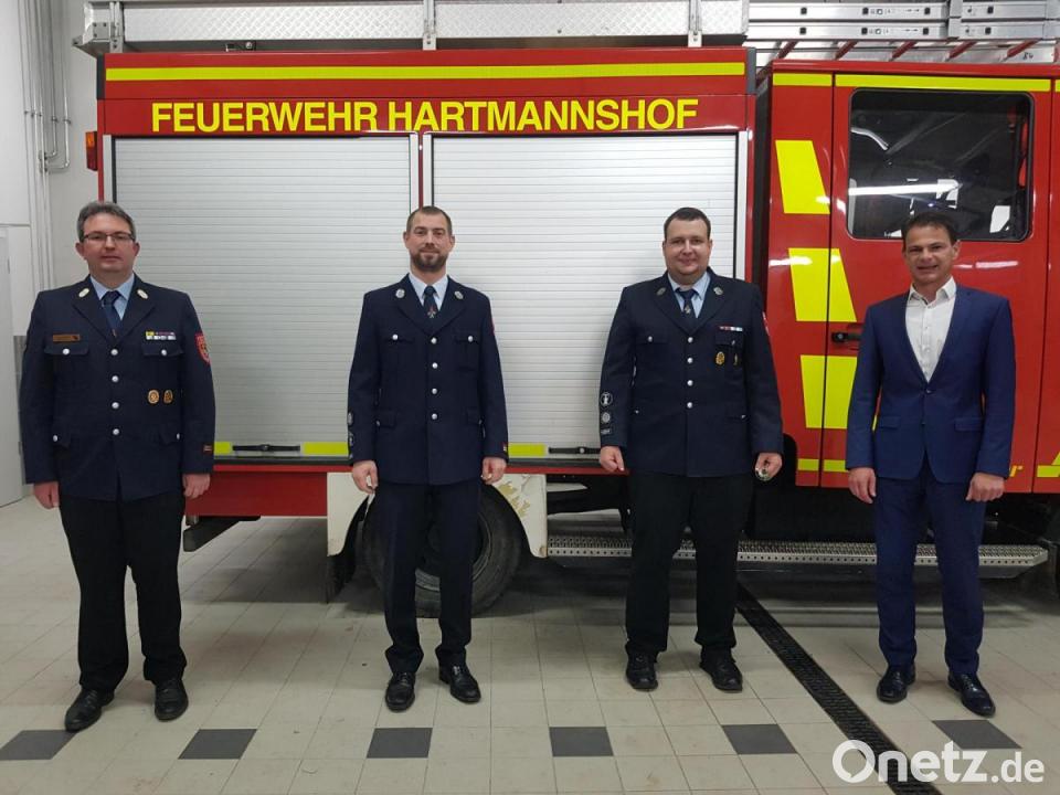 Kommandantenpfeife der Feuerwehr Hartmannshof geht weiter an Stefan ...