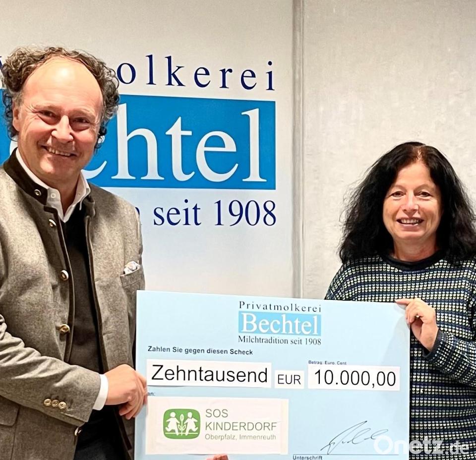 Molkerei Bechtel aus Schwarzenfeld spendet je 10 000 Euro für "Kuno ...