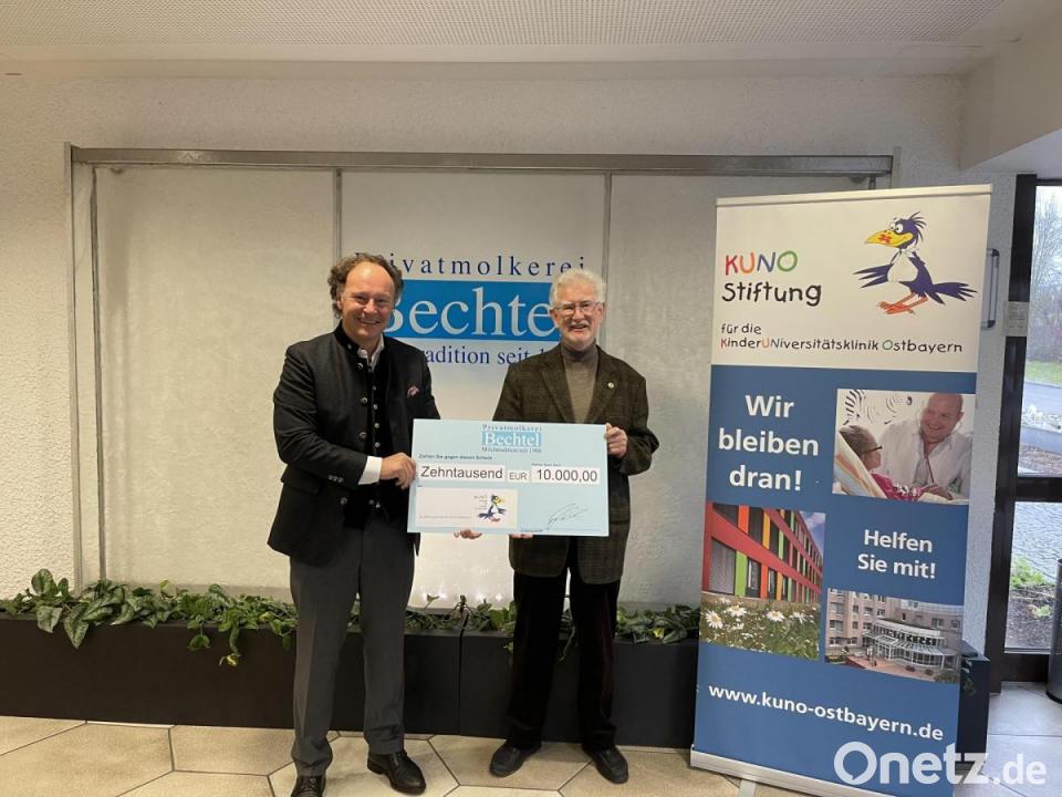 Molkerei Bechtel aus Schwarzenfeld spendet je 10 000 Euro für "Kuno ...