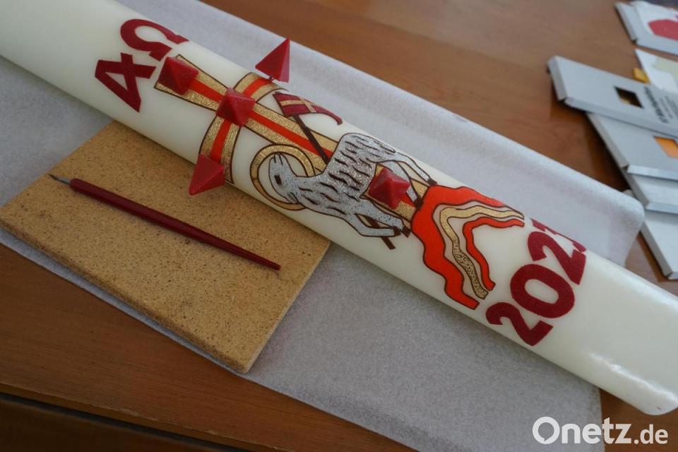 Osterkerzen "made in Waldsassen": Kunstwerke aus der Klosterwerkstatt | Onetz