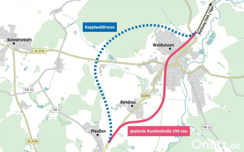 Wird die Bundesstraße 299 bei Waldsassen verlegt? Spannung vor Gerichtstermin | Onetz