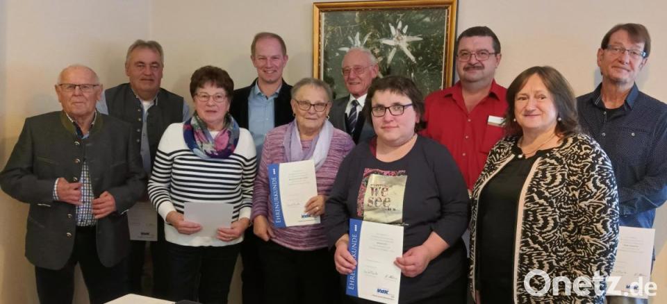 VdK-Ortsverband Wernberg-Köblitz ehrt langjährige Mitglieder | Onetz