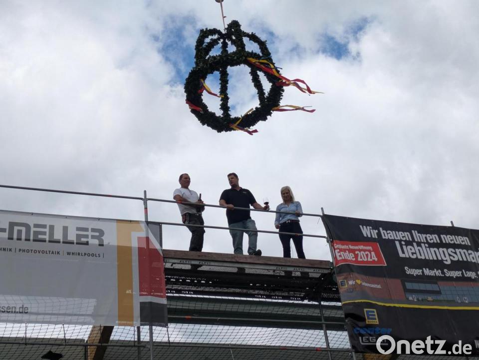 Richtfest für Edeka-Neubau der Familie Legat am Stammsitz Waldsassen ...