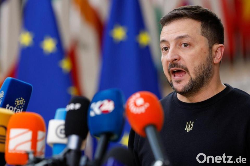 Selenskyj wirbt bei EU-Gipfel für „Frieden durch Drohungen“ | Onetz