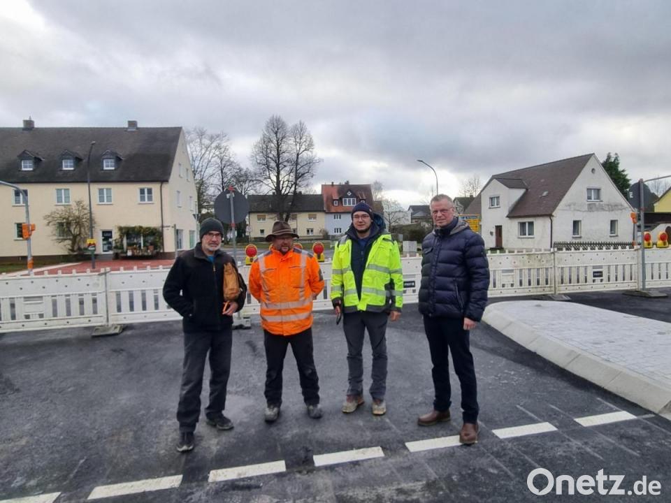 Umgestaltung der Georg-Schiffer-Straße in Hirschau voll im Zeitplan | Onetz