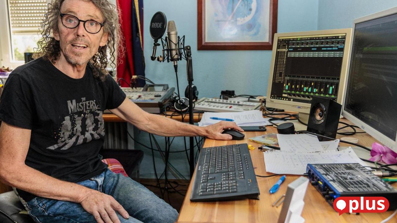 Eddy Gabler in seinem Studio: "Musik ist wie eine Therapie" | Onetz