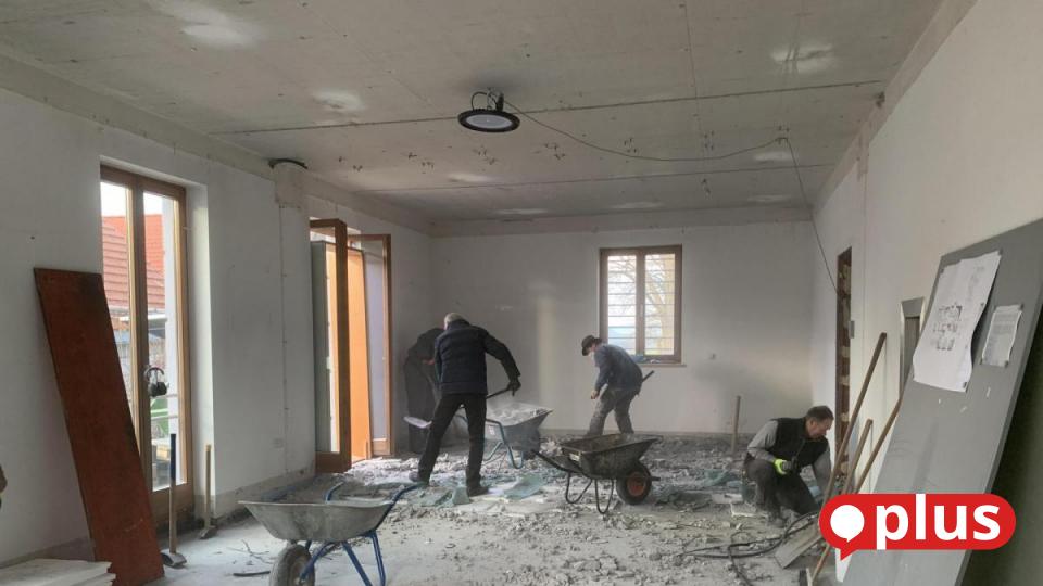 Am künftigen Dorfcafé Gleiritsch wird fleißig gearbeitet | Onetz