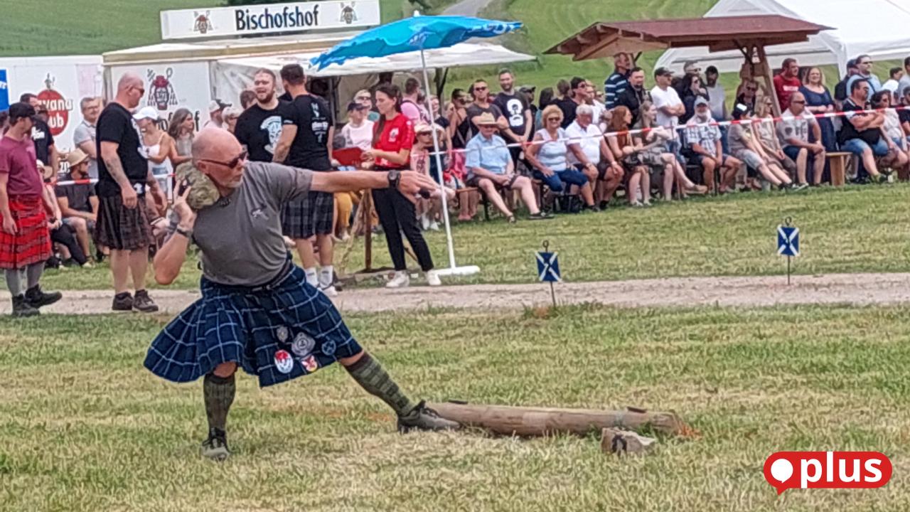 Großes Zuschauer-Interesse an "Highland Games" auf Schloss Guteneck | Onetz