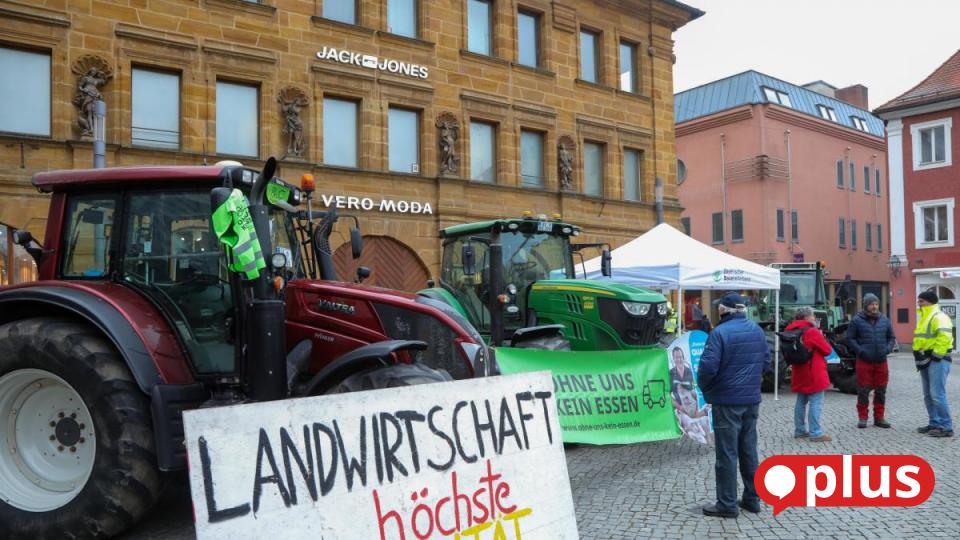 Statt Demo: Bauern reden in Amberg mit Passanten | Onetz