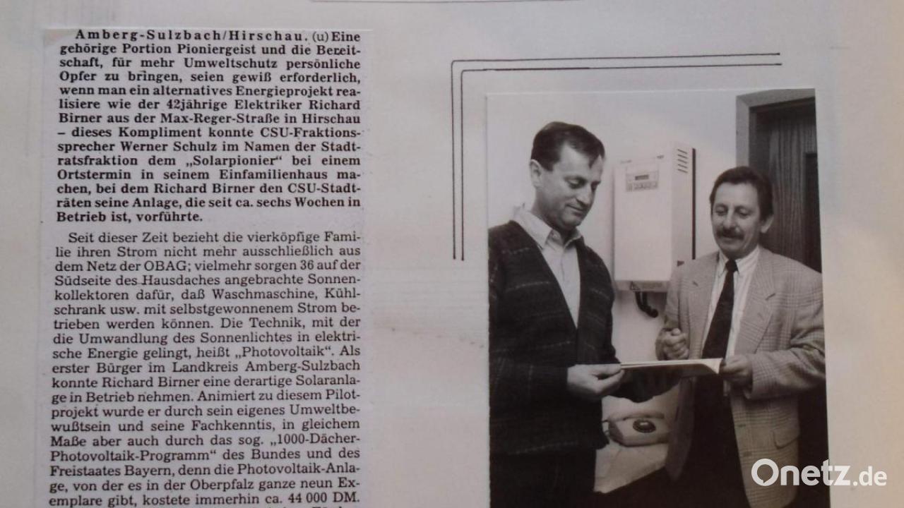 Seiner Zeit voraus: Solarenergie- und E-Auto-Pionier Richard Birner | Onetz