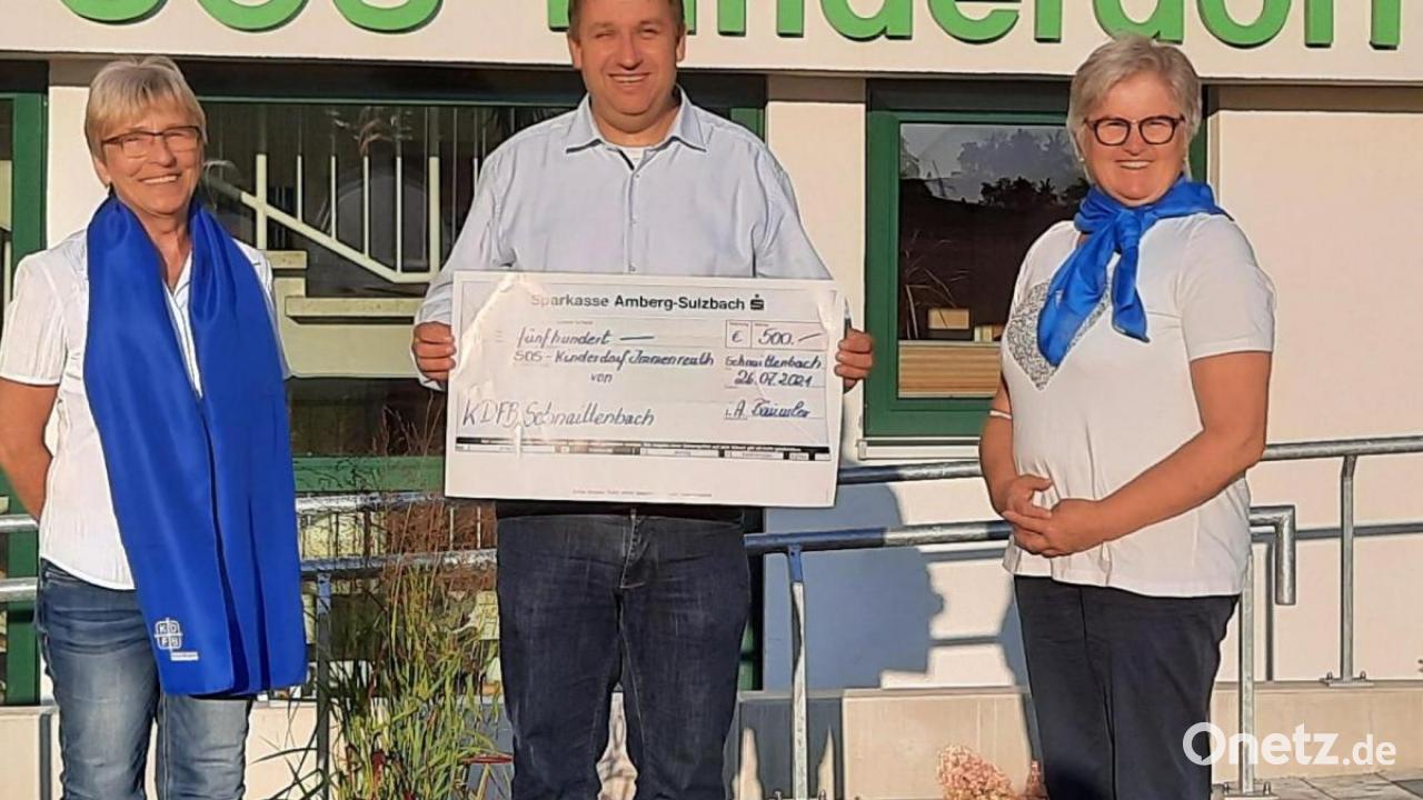 Schnaittenbacher Frauenbund spendet 500 Euro an SOS-Kinderdorf Immenreuth | Onetz