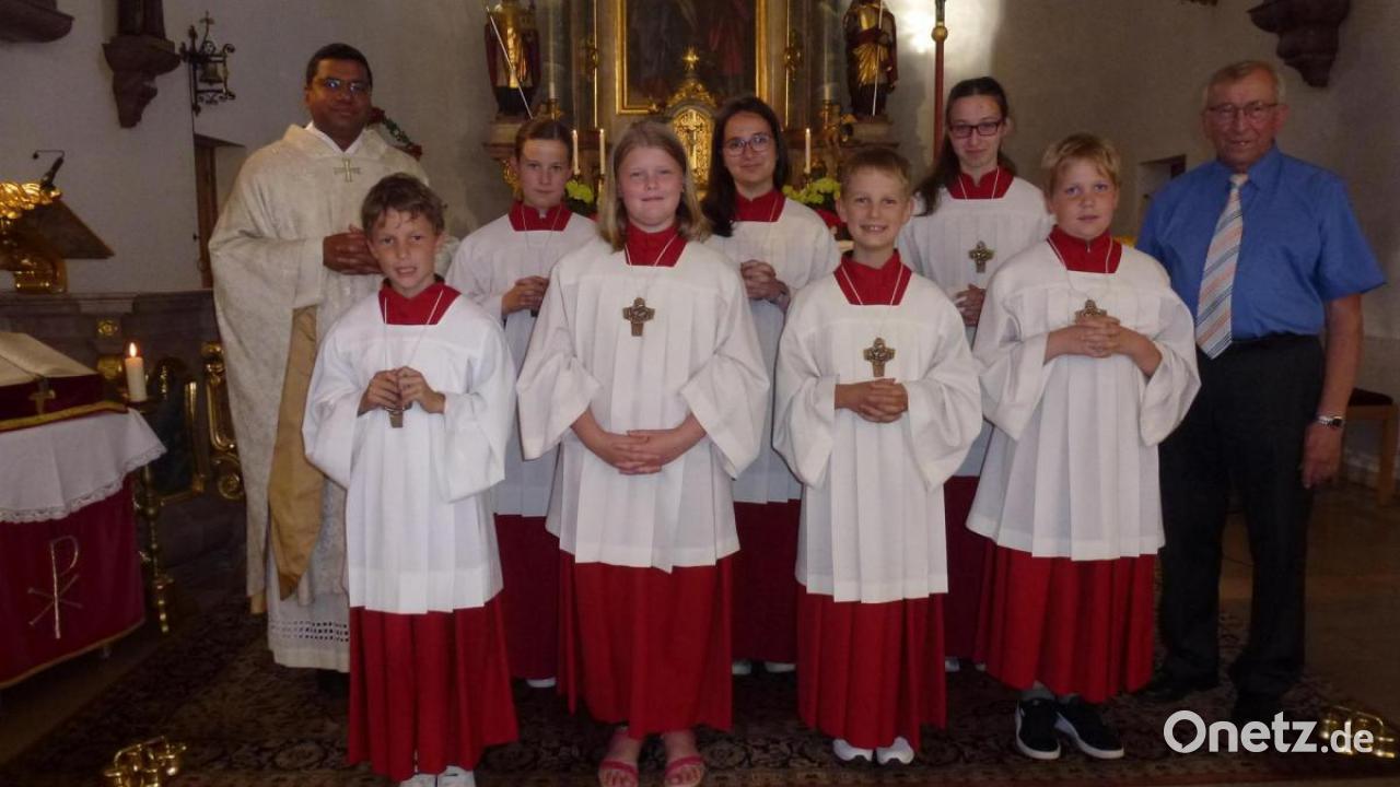 Vier neue Ministranten in Wildenau | Onetz