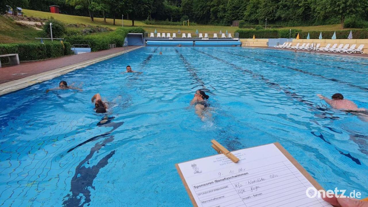 Schwimmer legen sich fürs Freibad Windischeschenbach ins Zeug: 2985 ...