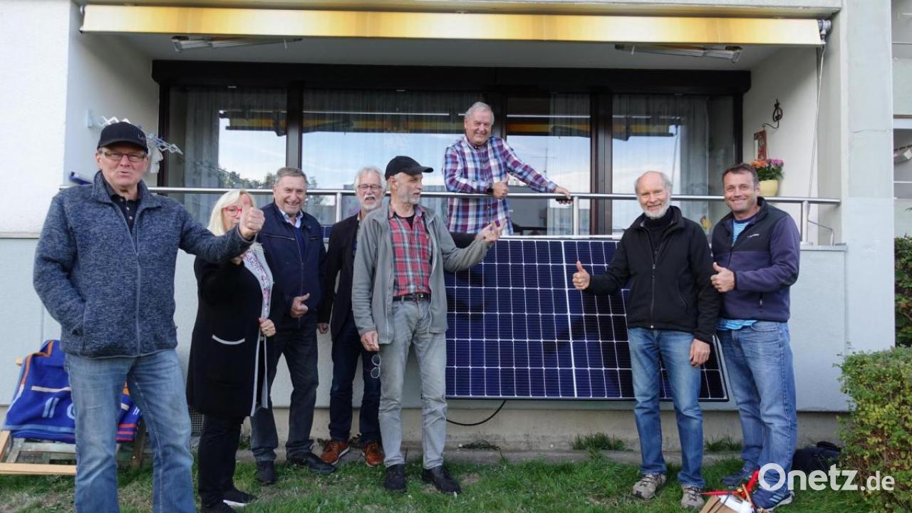 Bei Workshop der Hirschauer SPD wird Montage von Photovoltaik-Steckermodulen demonstriert | Onetz