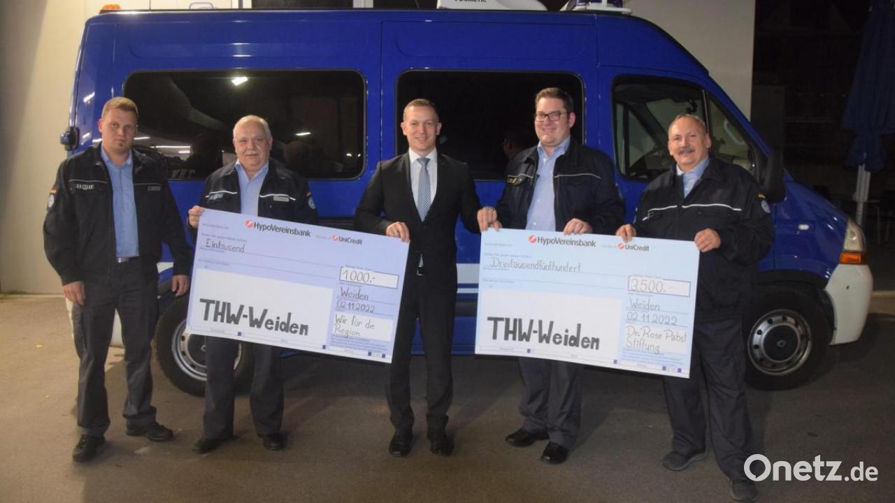 Finanzspritze für digitale Ausrüstung des THW Weiden | Onetz