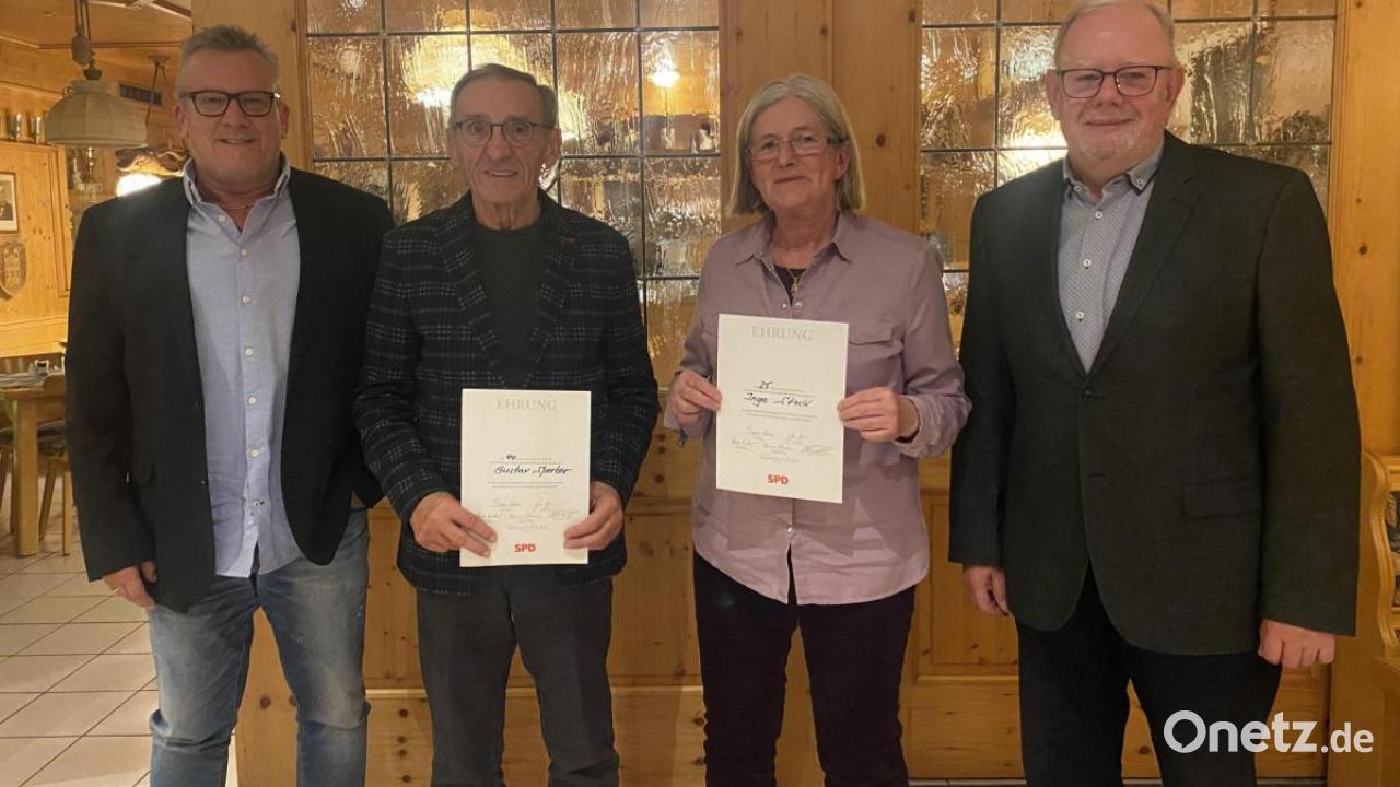 SPD Fuchsmühl zeichnet langjährige Mitglieder aus | Onetz
