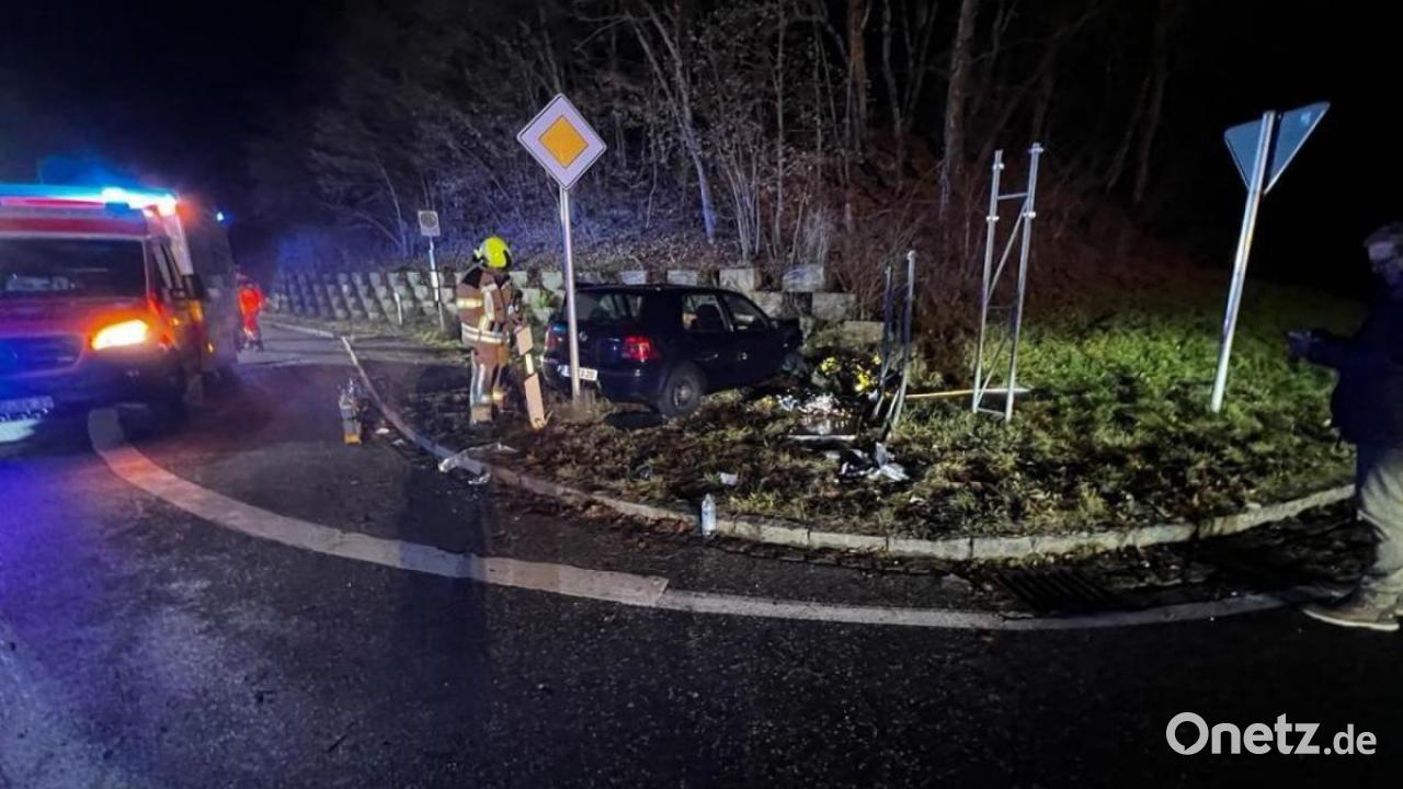 Unfall bei Leidersdorf: Rettungshubschrauber im Einsatz | Onetz