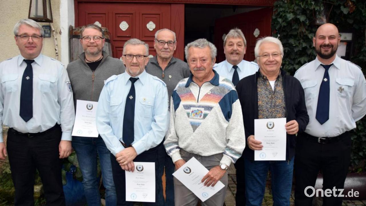 Soldaten- und Kameradschaftsverein Königstein ehrt treue Mitglieder | Onetz