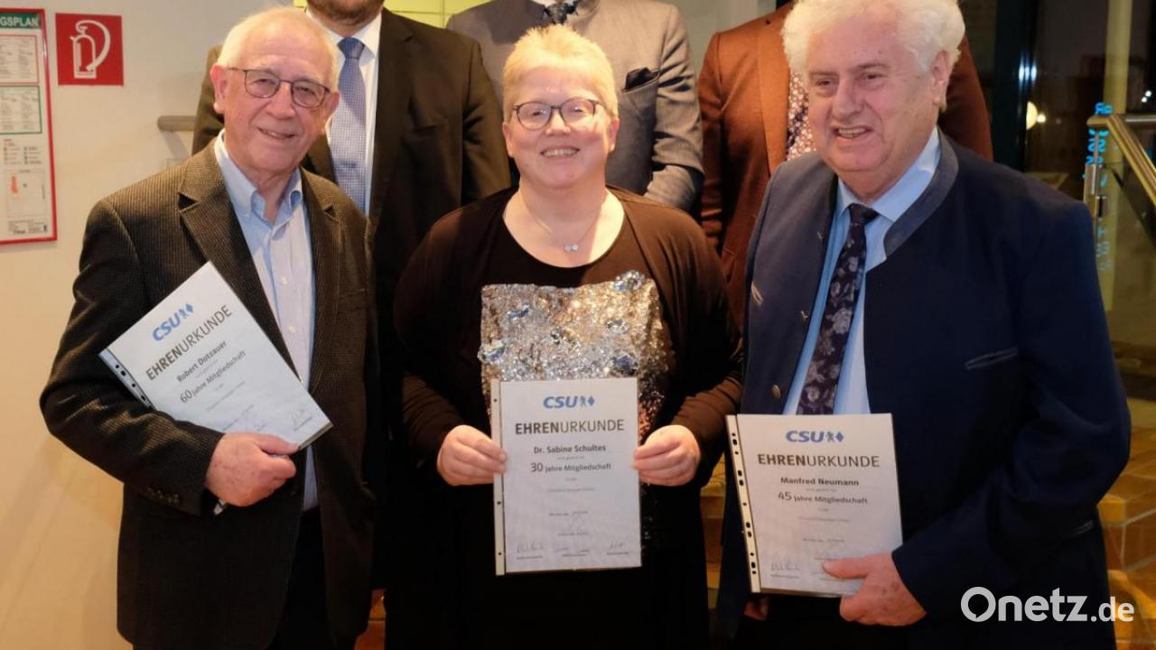 CSU Eschenbach ehrt langjährige Mitglieder | Onetz