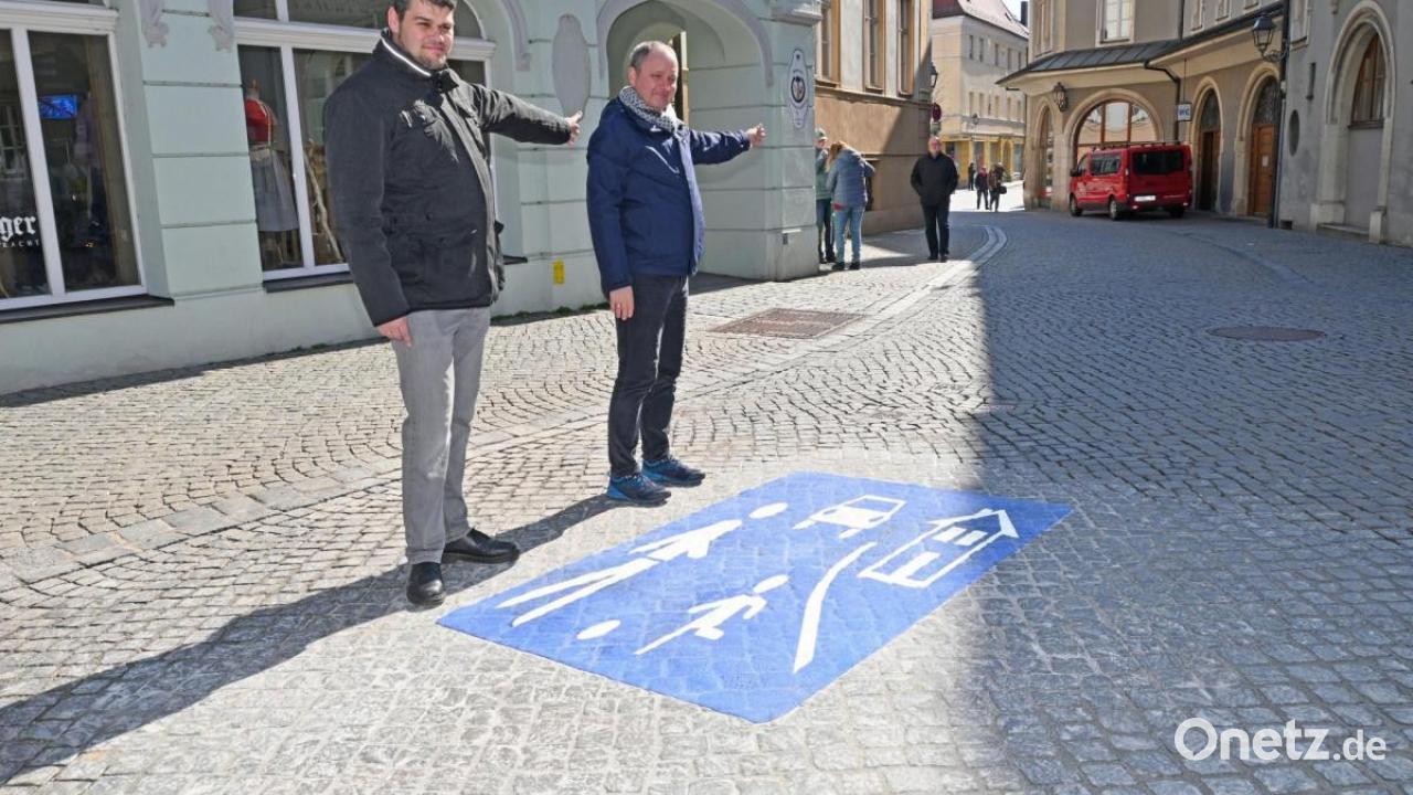 Hallplatz in Amberg ist verkehrsberuhigter Bereich | Onetz