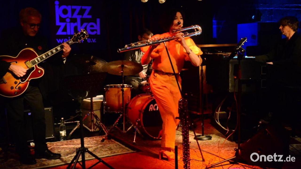 Isabelle Bodenseh und ihre Bassflöte beim Jazz-Zirkel | Onetz