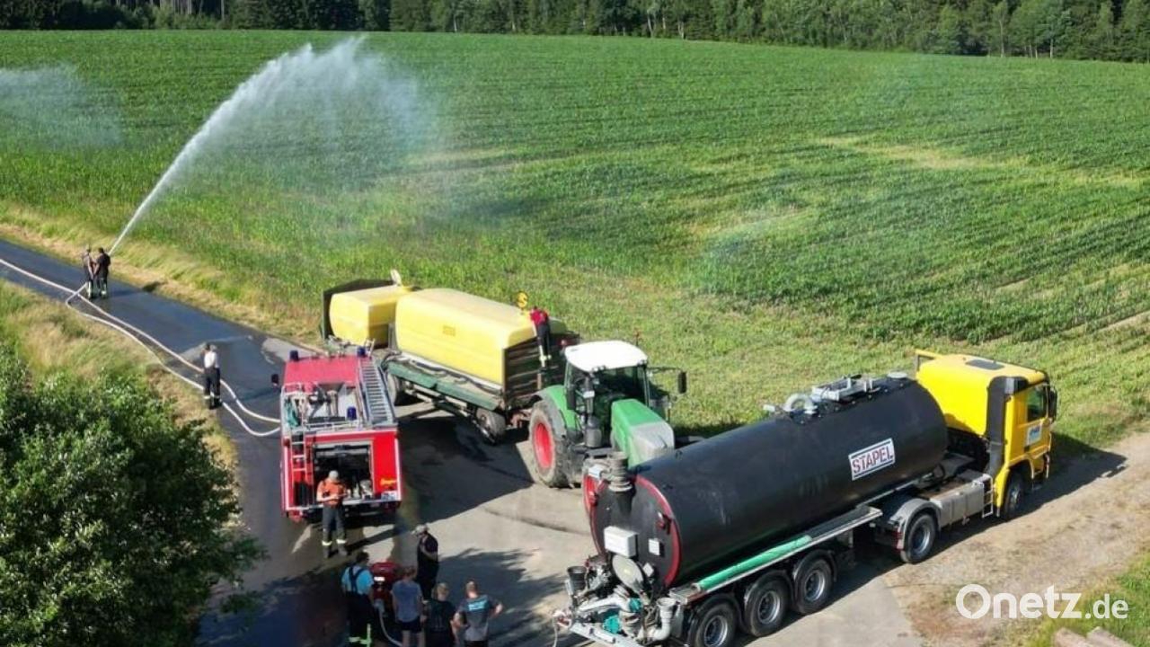 Eslarner Wehr bereitet sich auf Flächenbrand vor | Onetz