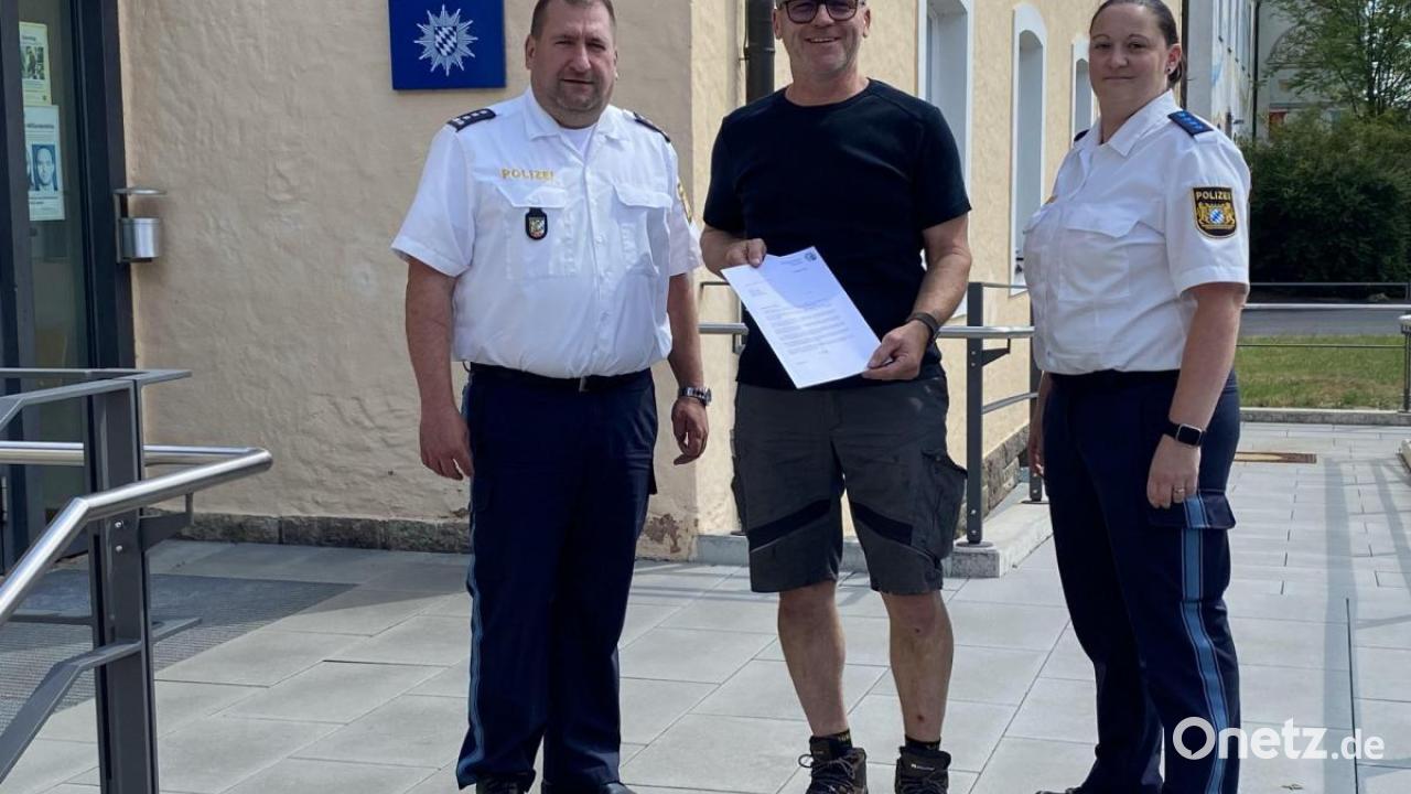 Zeuge Stefan Rosner enttarnt Dieb: Polizei Waldsassen sagt Danke | Onetz