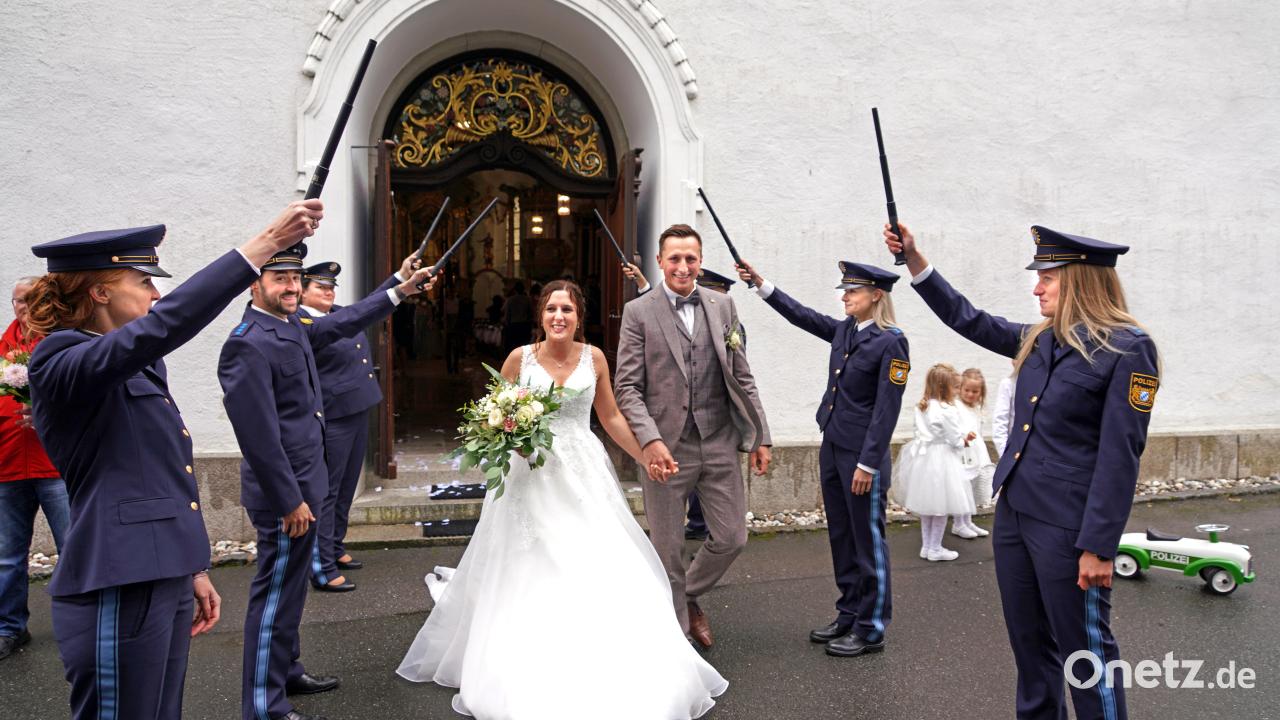 Veronika und Daniel Bergmann sicher im Ehehafen | Onetz