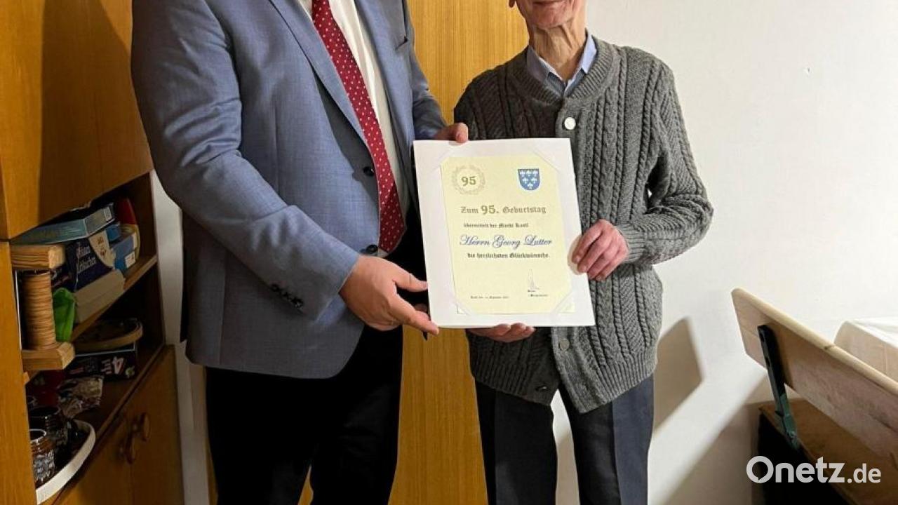 Georg Lutter aus Wolfsfeld feiert 95. Geburtstag | Onetz
