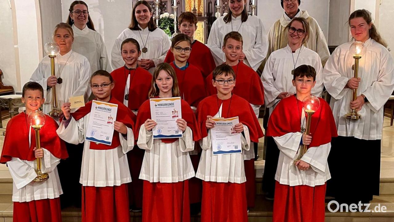 Ministrantengruppe in Rothenstadt hat Zuwachs bekommen | Onetz