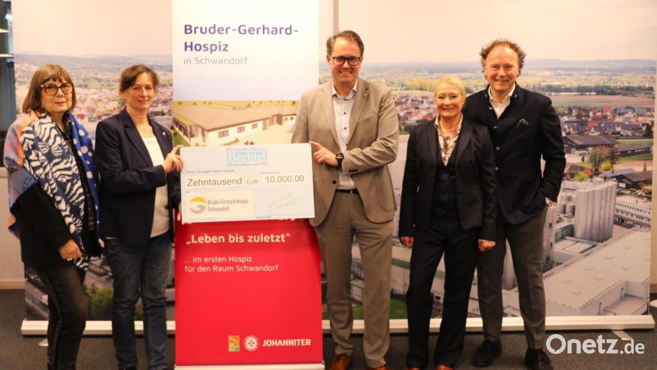 Privatmolkerei Bechtel spendet für Bruder-Gerhard-Hospiz in Schwandorf ...