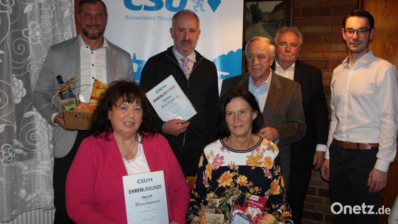 CSU Tirschenreuth ehrt langjährige Mitglieder | Onetz