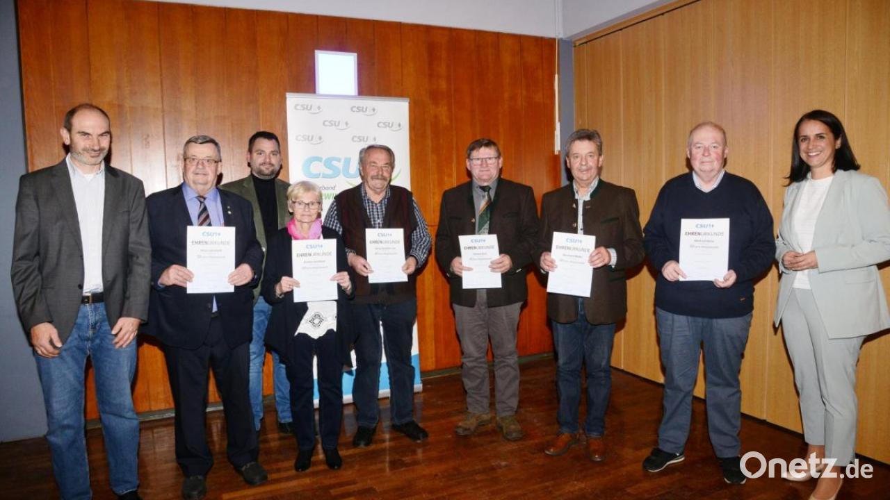Ehrungen bei der CSU Oberwildenau | Onetz