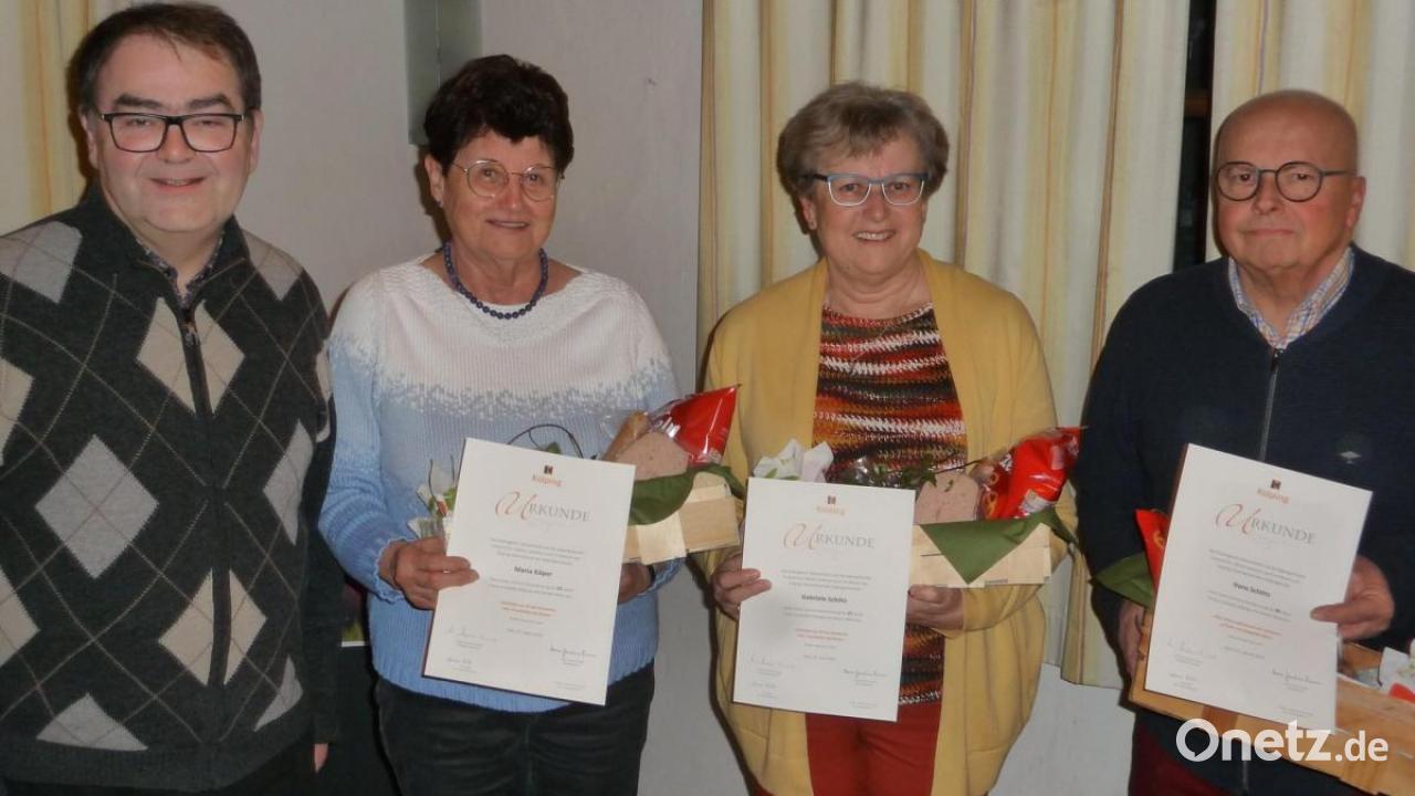 Kolpingsfamilie St. Marien Sulzbach ehrt langjährige Mitglieder | Onetz