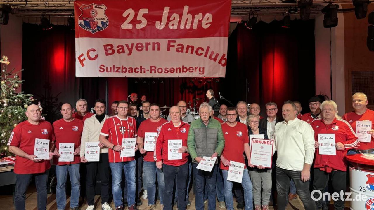 FC-Bayern-Fanclub Sulzbach-Rosenberg blickt auf 25 Jahre zurück | Onetz