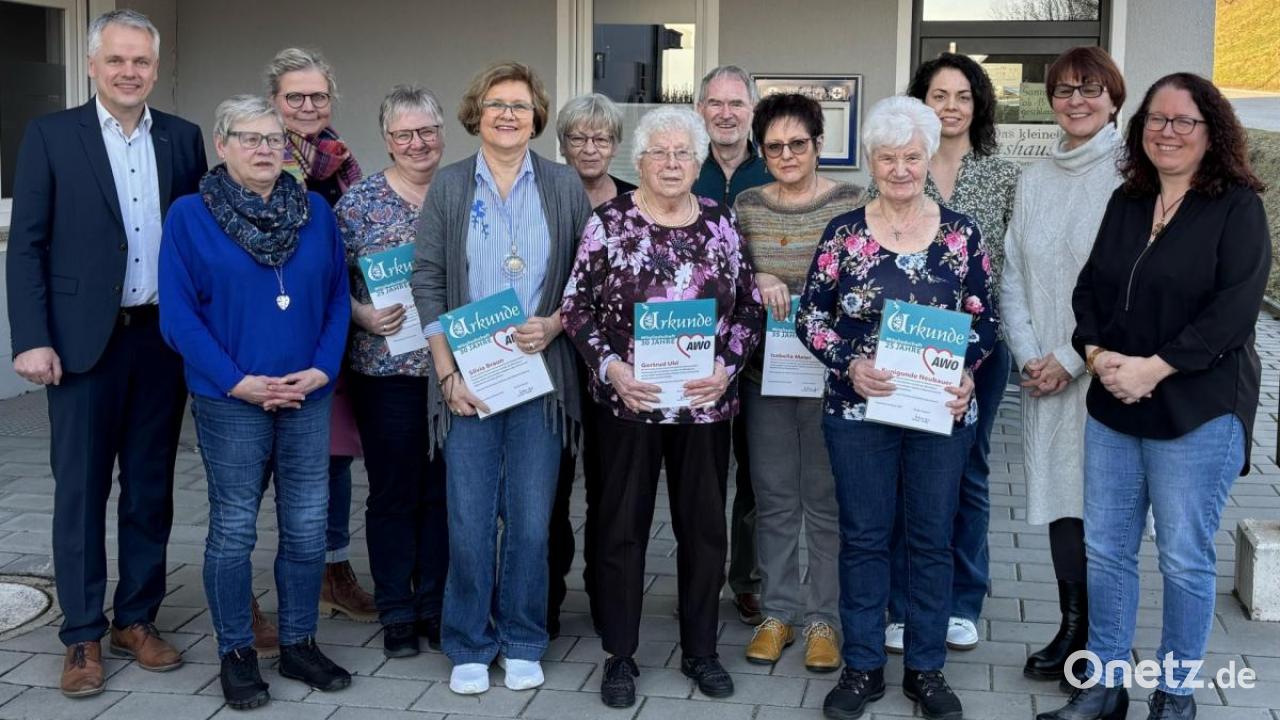 AWO Flossenbürg ehrt langjährige Mitglieder | Onetz