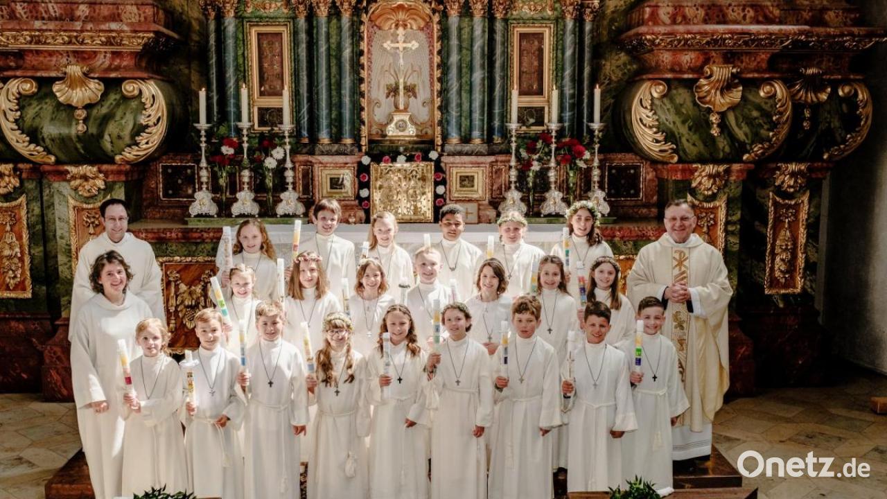 24 Kinder feiern Erstkommunion in St. Georg Amberg | Onetz