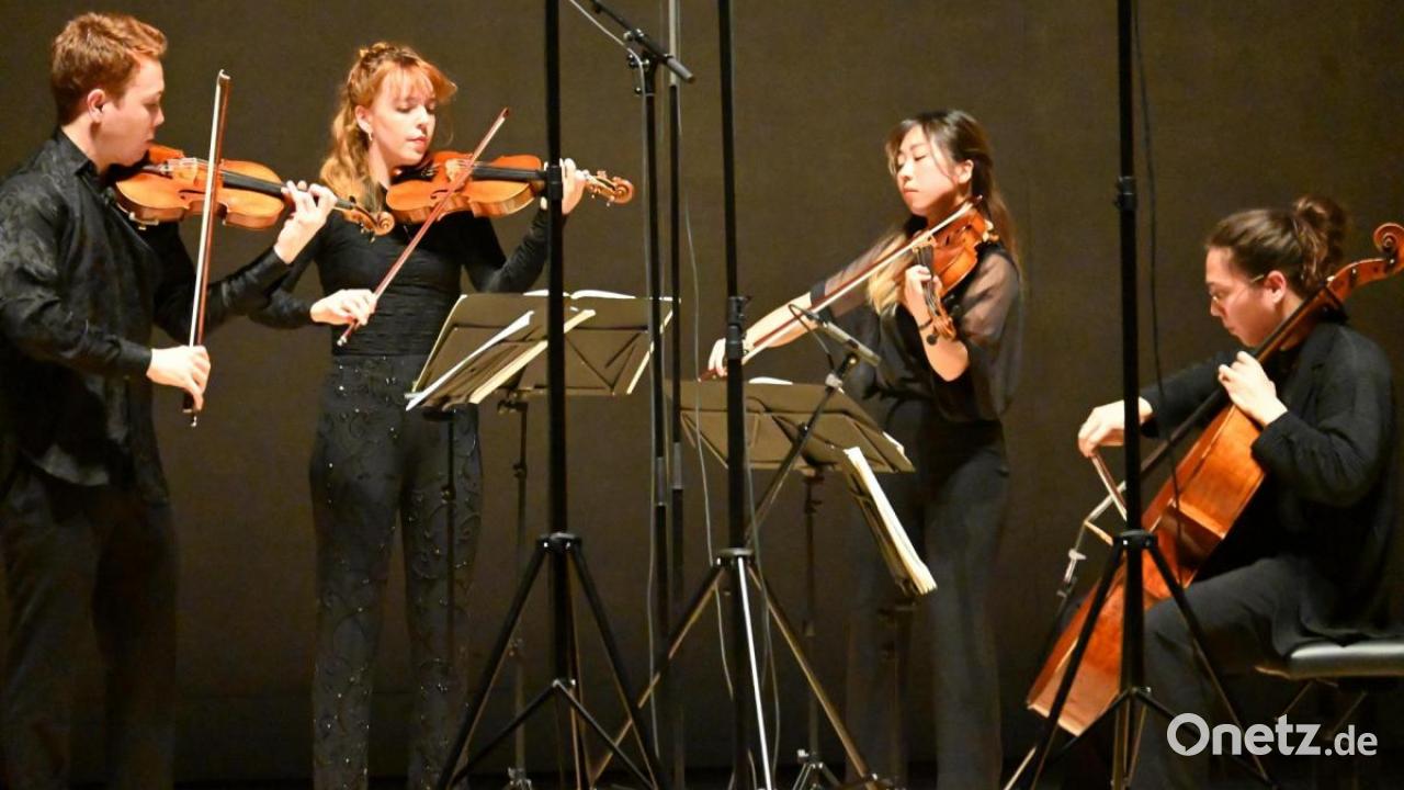 Zum Dahinschmelzen schön: Mit dem Leonkoro-Quartett grandios die 64. Weidener Meisterkonzerte ...