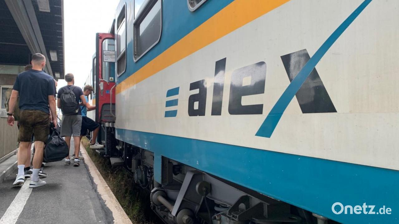 Zusätzliche Lok: Die "Alex"-Züge auf der Linie zwischen München und ...