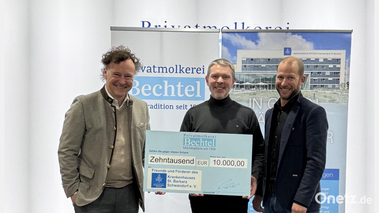 Privatmolkerei Bechtel spendet 10.000 Euro an Krankenhaus-Förderverein ...
