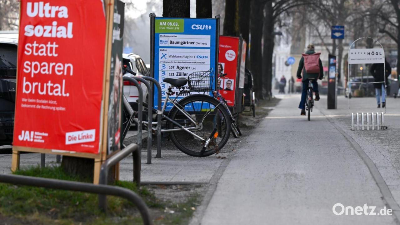 Wahlplakat in Amberg mit Farbe beschmiert | Onetz