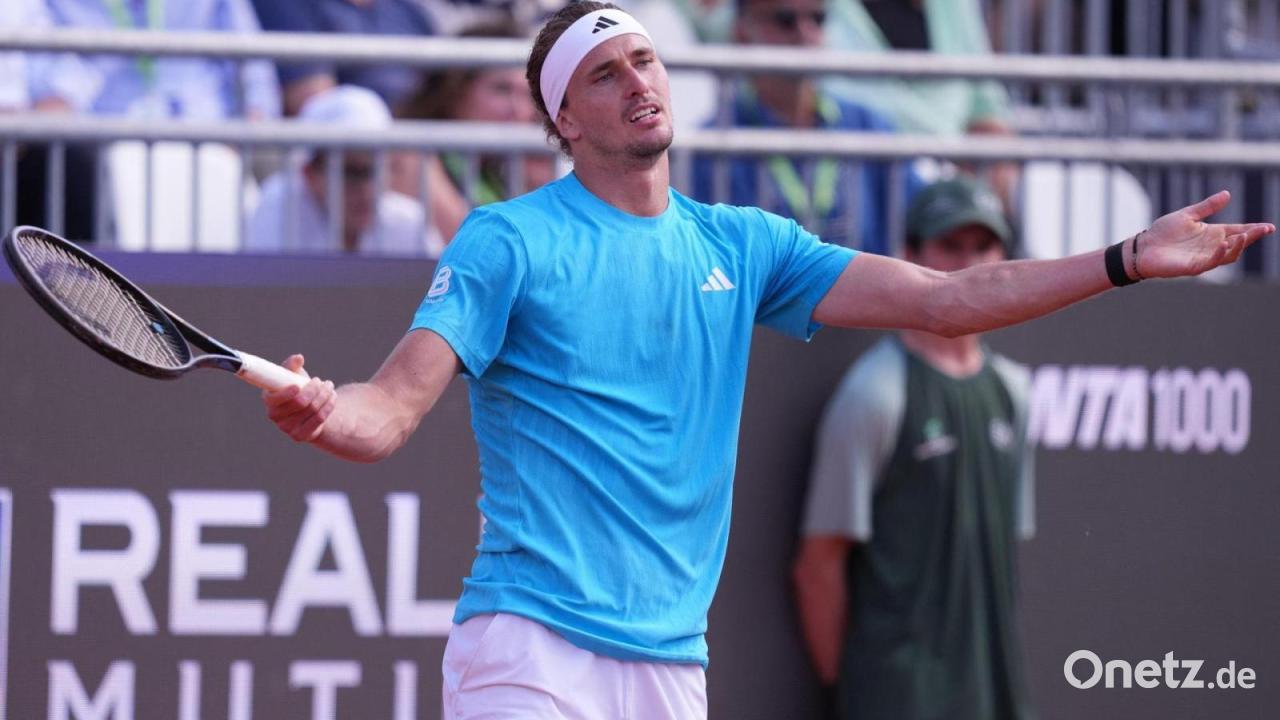 Zverev enttäuscht in Rom: Aus im Achtelfinale | Onetz