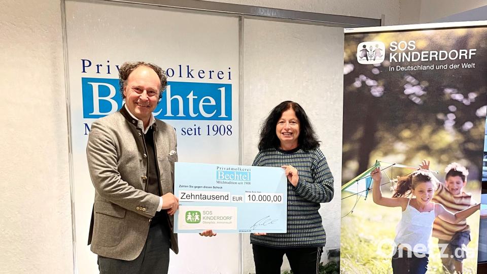 Molkerei Bechtel aus Schwarzenfeld spendet je 10 000 Euro für "Kuno ...
