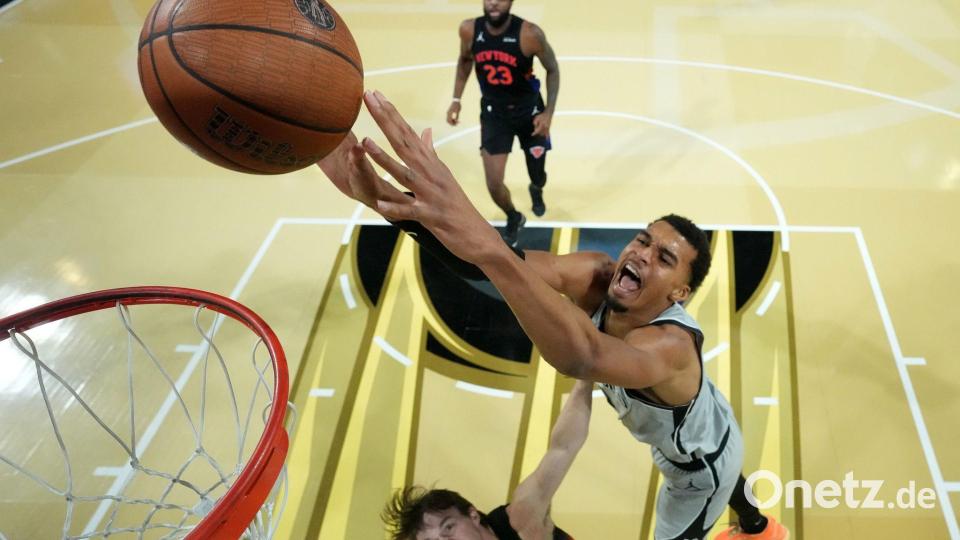 Trump und New York: NBA-Riesenbühne für „Alien“ Wembanyama | Onetz