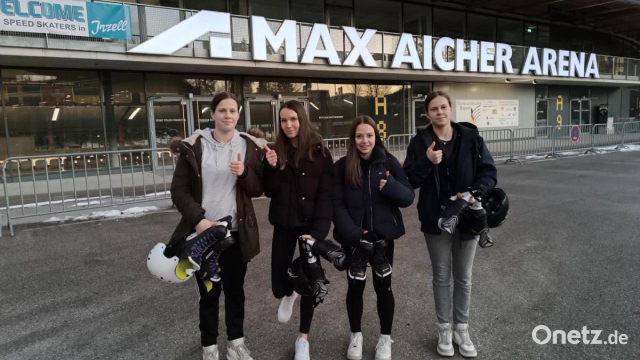 Eisschnellläuferinnen aus Mitterteich siegen im Landesfinale | Onetz